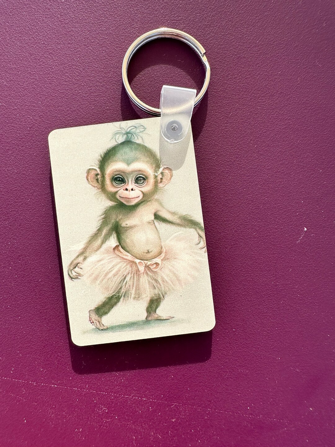 Keychain/ Monkey / Great Gift - Etsy
