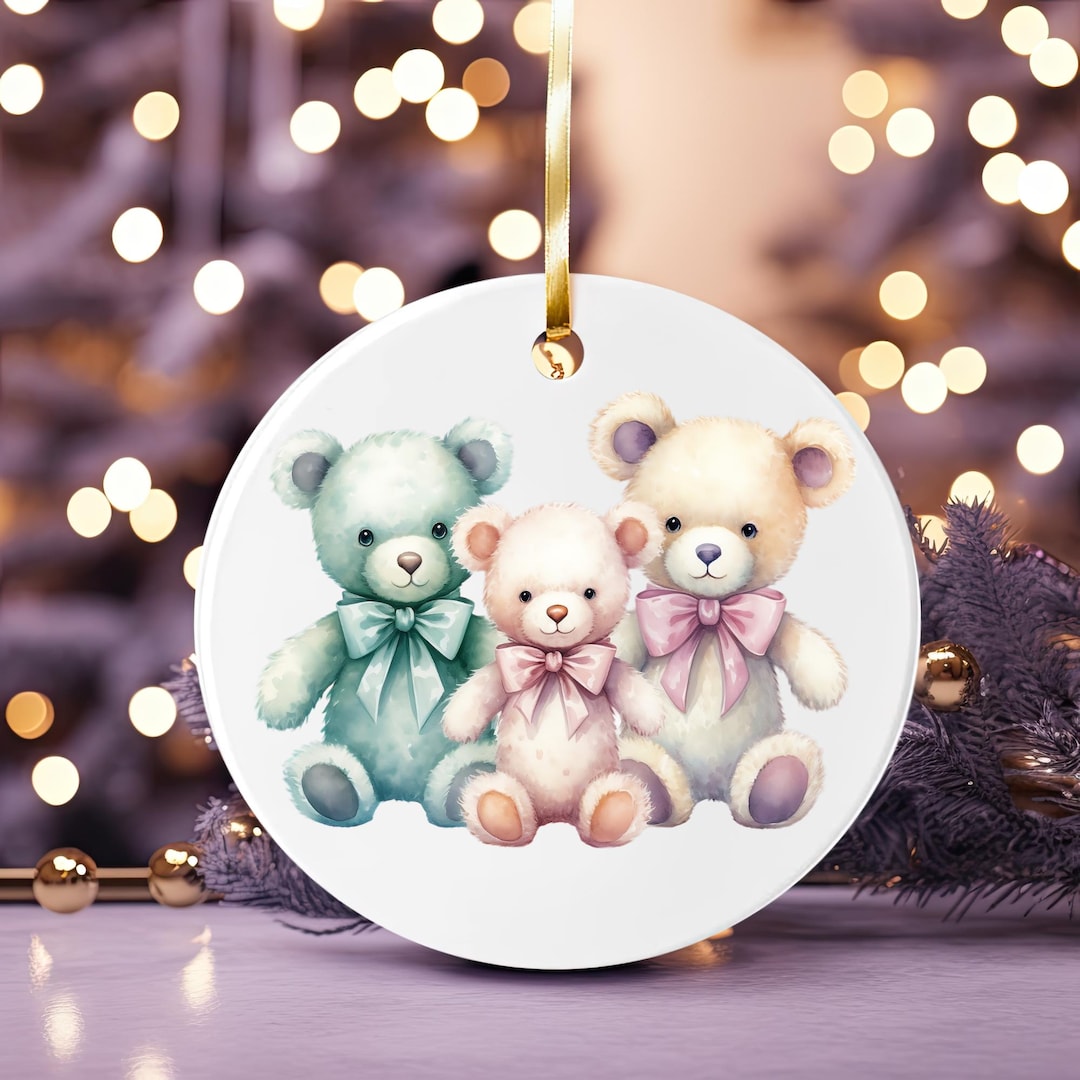 Christmas Ornament/ Teddy Bear/great Gift - Etsy