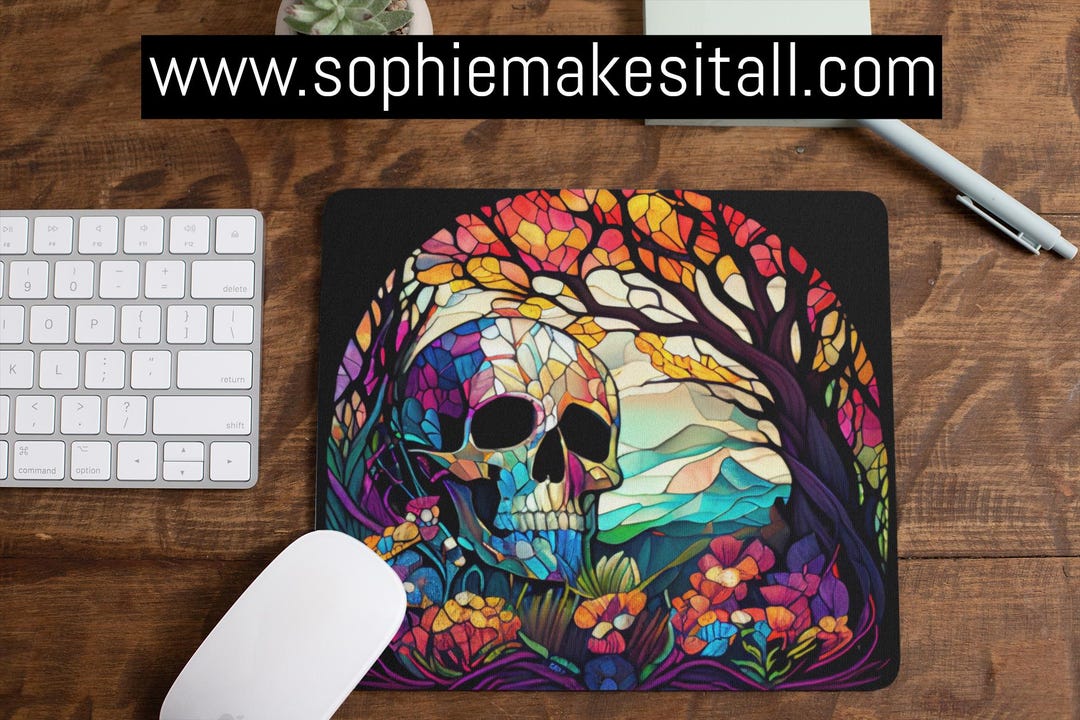 Skeleton Mouse Pad/ Skeleton / Great Gift - Etsy