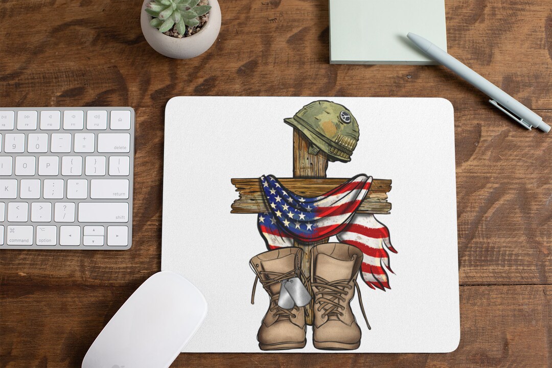 Veteran Mouse Pad/ United States Veteran/ American Flag/ - Etsy