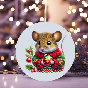 Christmas Ornament/ Mouse/ Great Gift - Etsy
