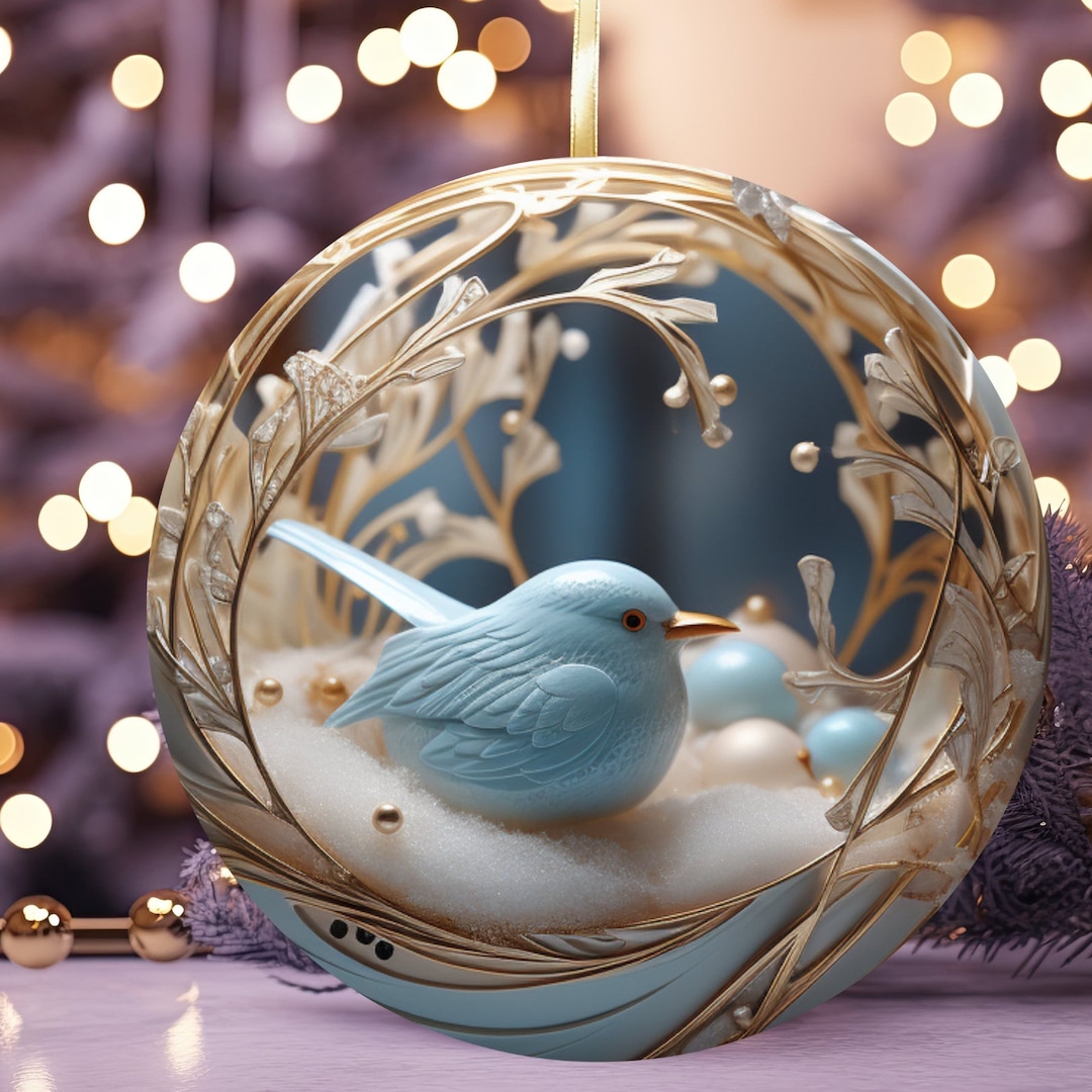 Christmas Ornament/ Robin/ Bird/ Great Gift - Etsy