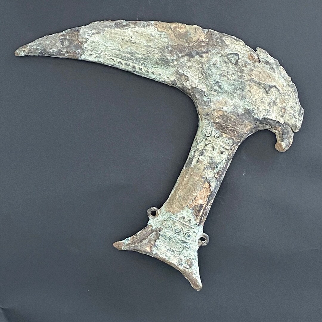 Dong Son Culture Large Warriors Blade 500 BC Ancient Bronze Age ...