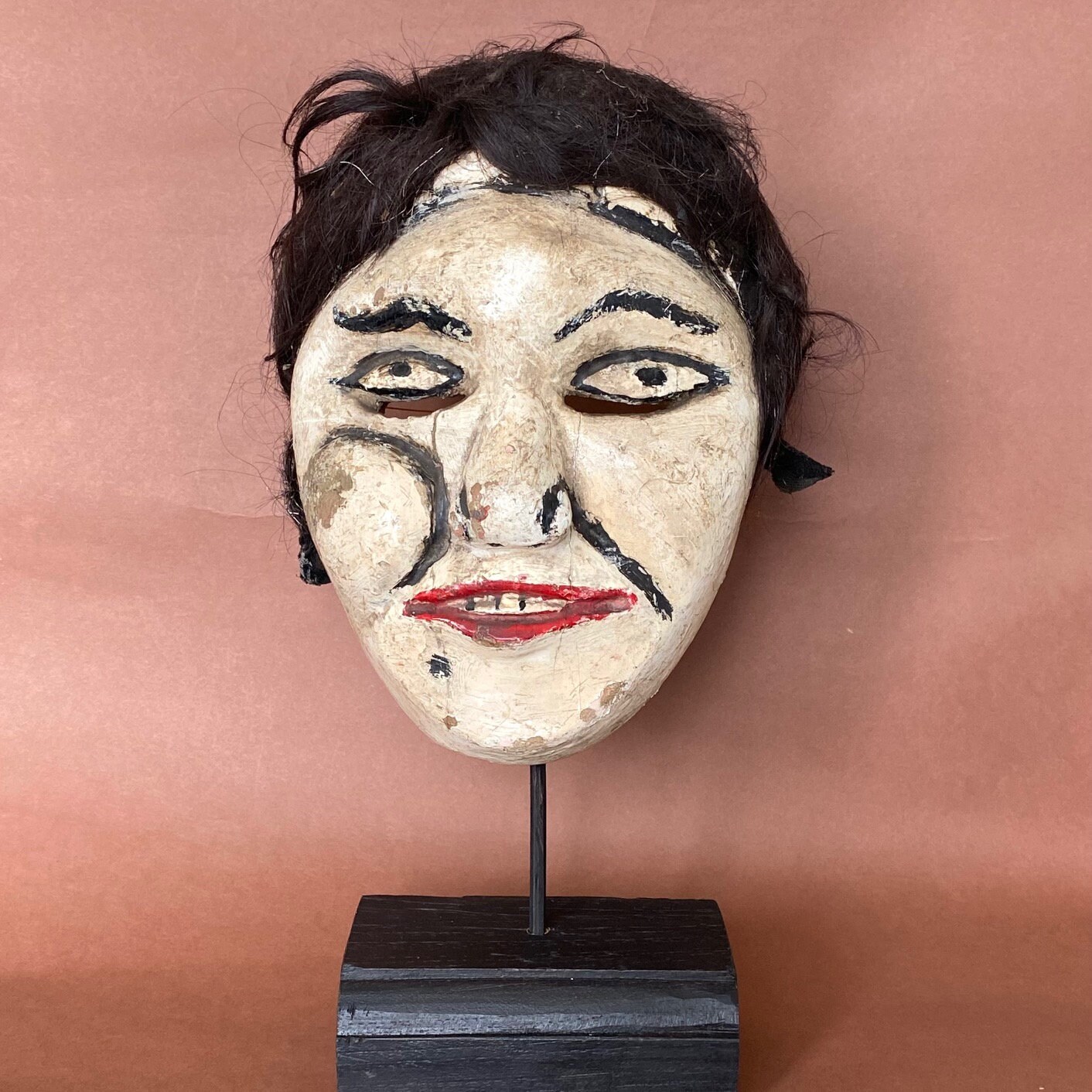 Antique Wayang Topeng Traditional Ceremonial Theatre Dance Mask Java ...