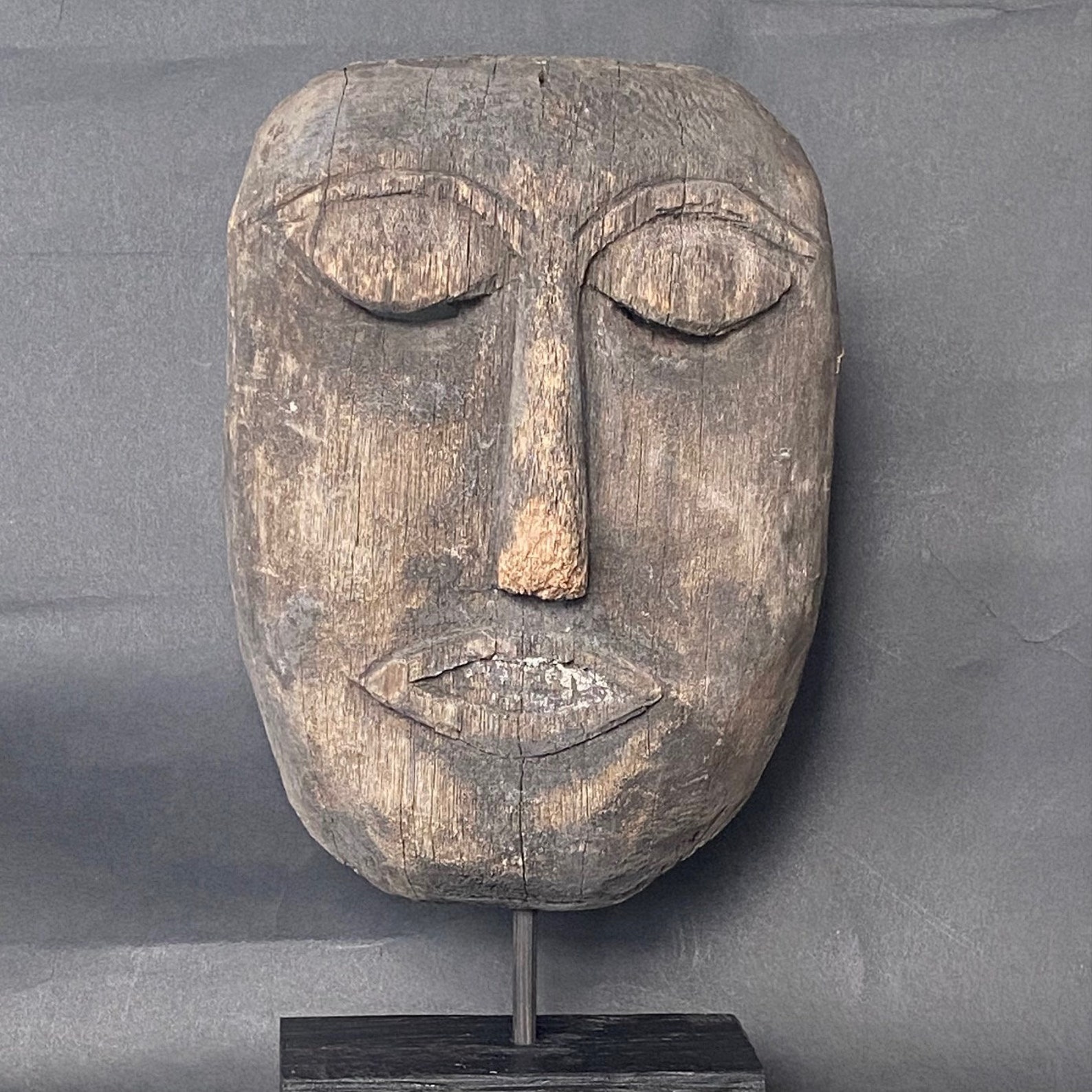 Vintage Wayang Topeng Primitive Carnival Dance Mask Central Java ...