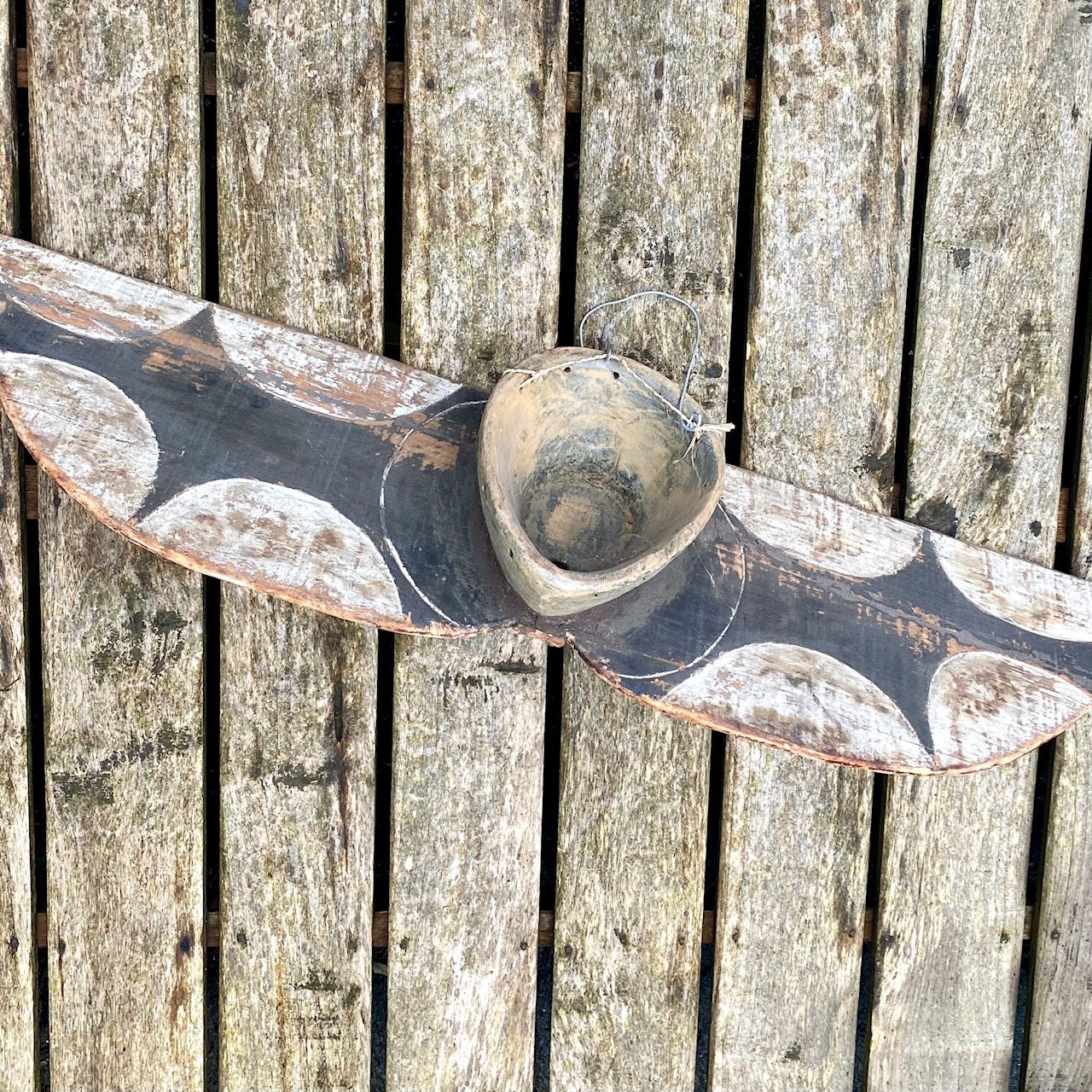 Bwa Tribal Hawk Vulture / Long Nose Butterfly Mask Burkina Faso West ...