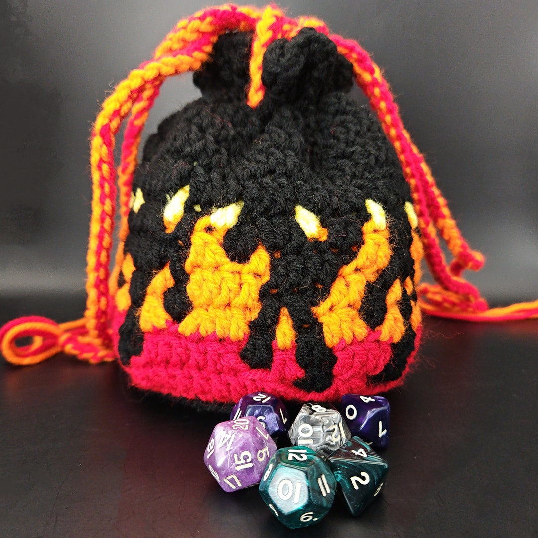 Custom Mosaic Crochet Dice Bags - Etsy