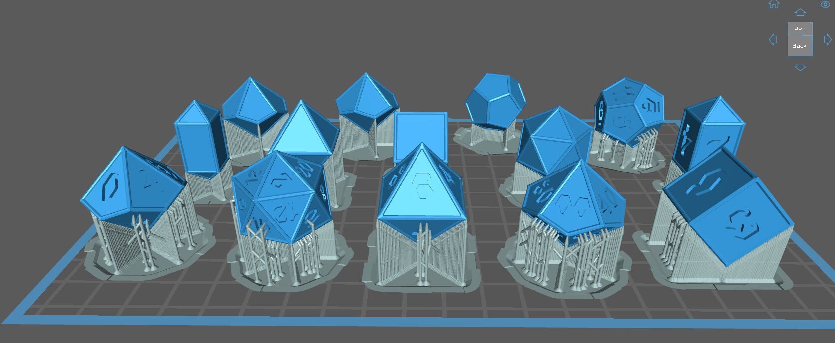 Completely Custom 3D Printed Dice Masters Make Your Own Dice at Home - Etsy