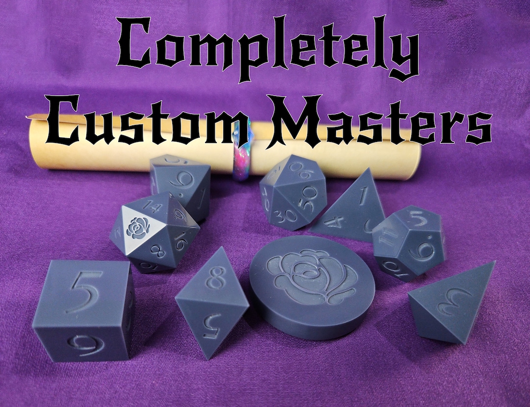 Completely Custom 3D Printed Dice Masters - Make Your Own Dice at Home ...