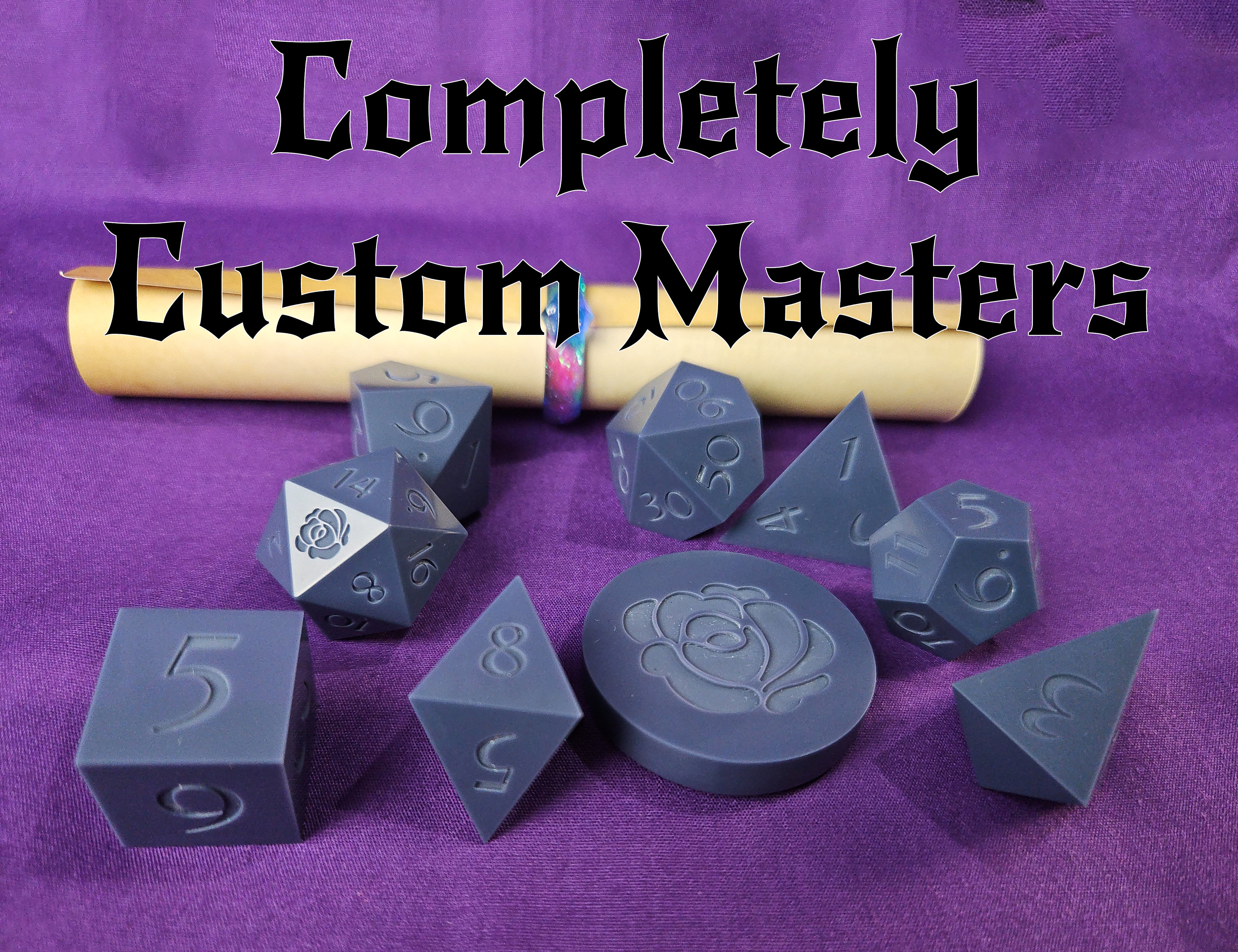 Completely Custom 3D Printed Dice Masters - Make Your Own Dice at Home ...