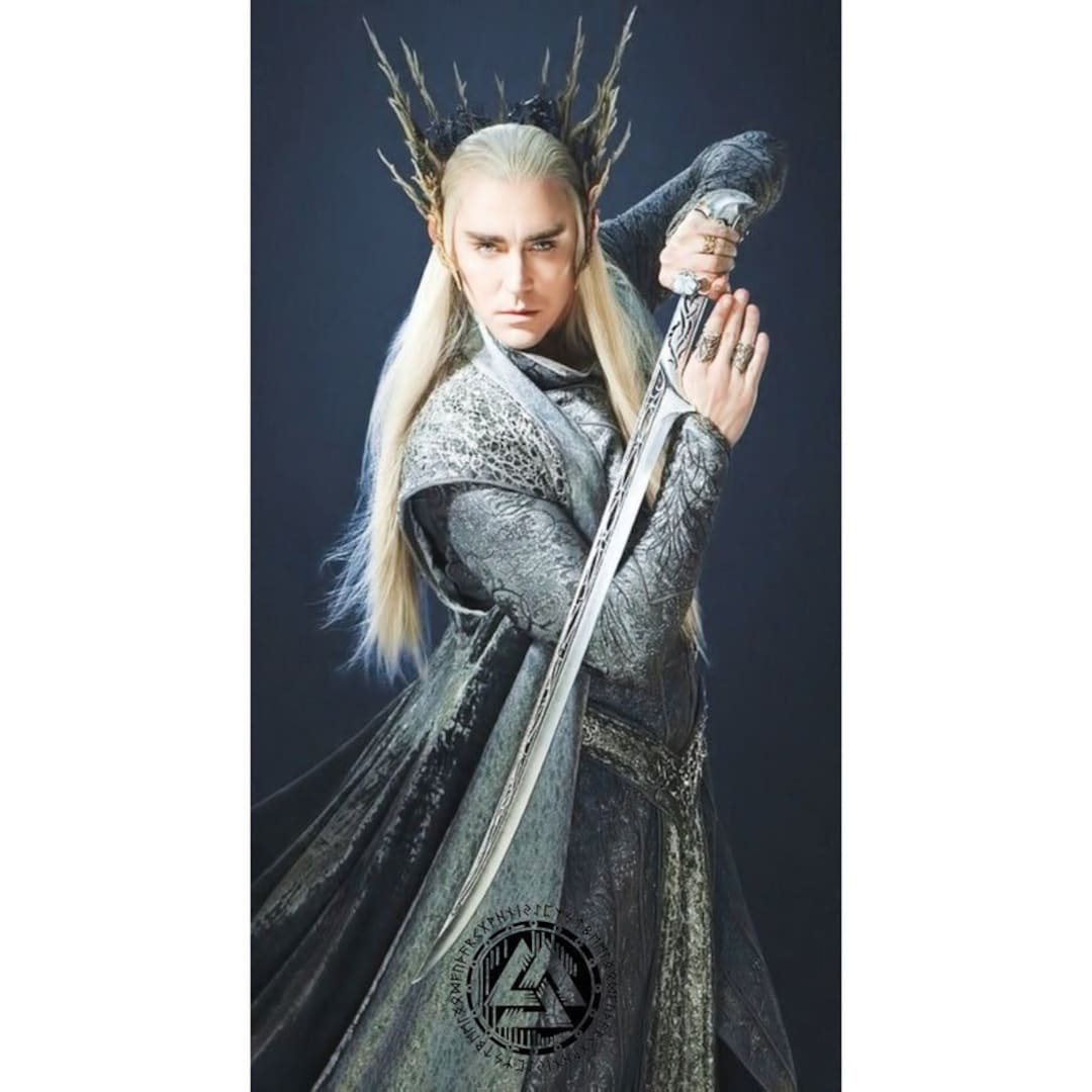 The Hobbit Handmade Replica Sword of Thranduil With Leather Sheath Birthday Gift - Etsy