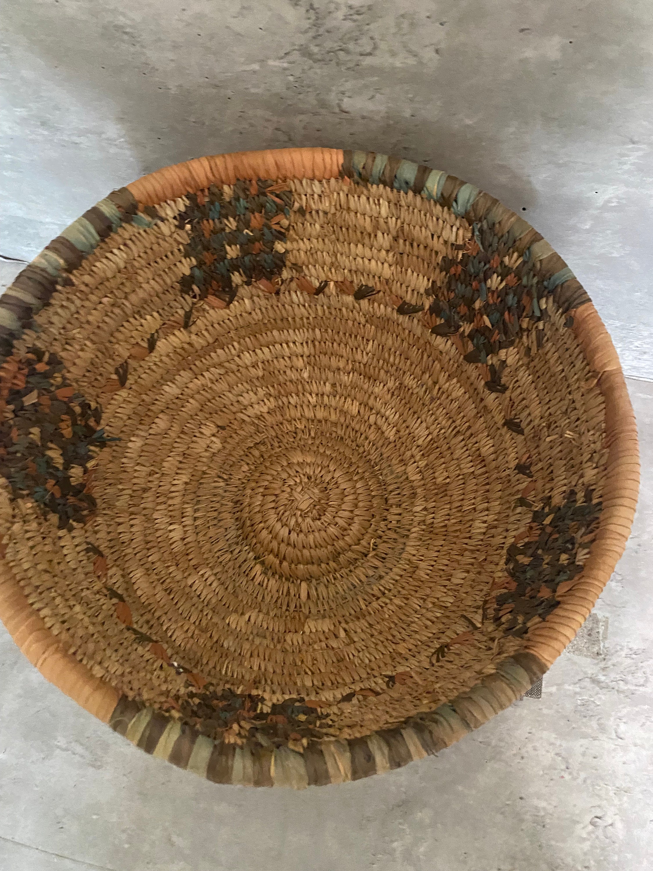 Vintage Handwoven African Hausa Basket - Etsy