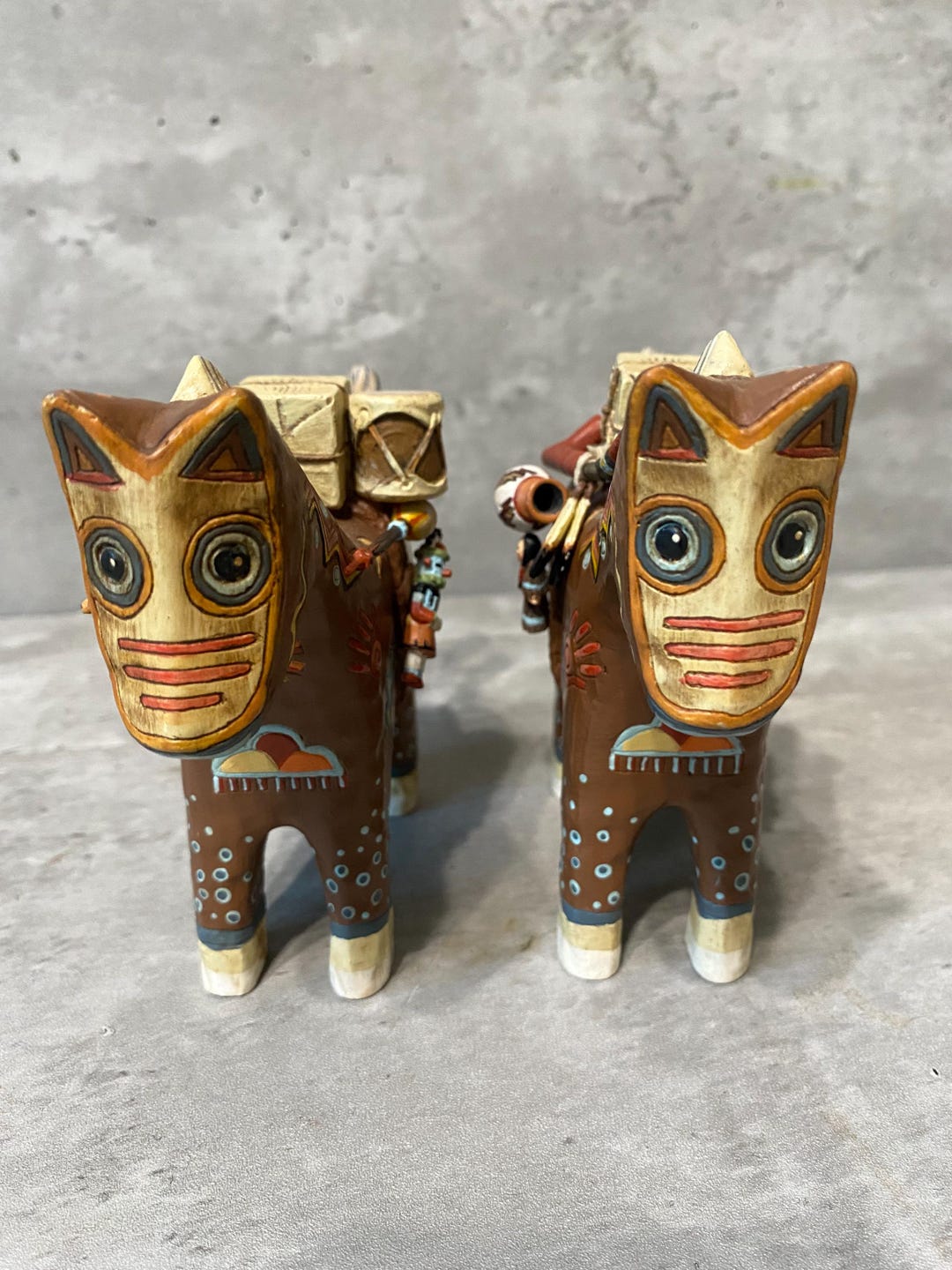 Vintage Storyteller Horse Figurine by Roberts Shields Set of 2 - Etsy
