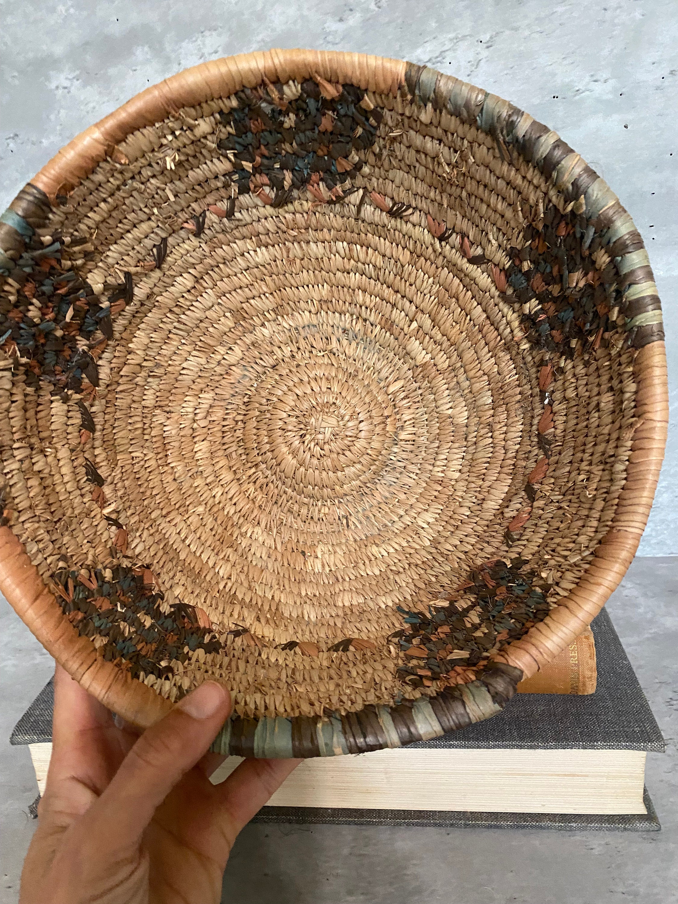 Vintage Handwoven African Hausa Basket - Etsy