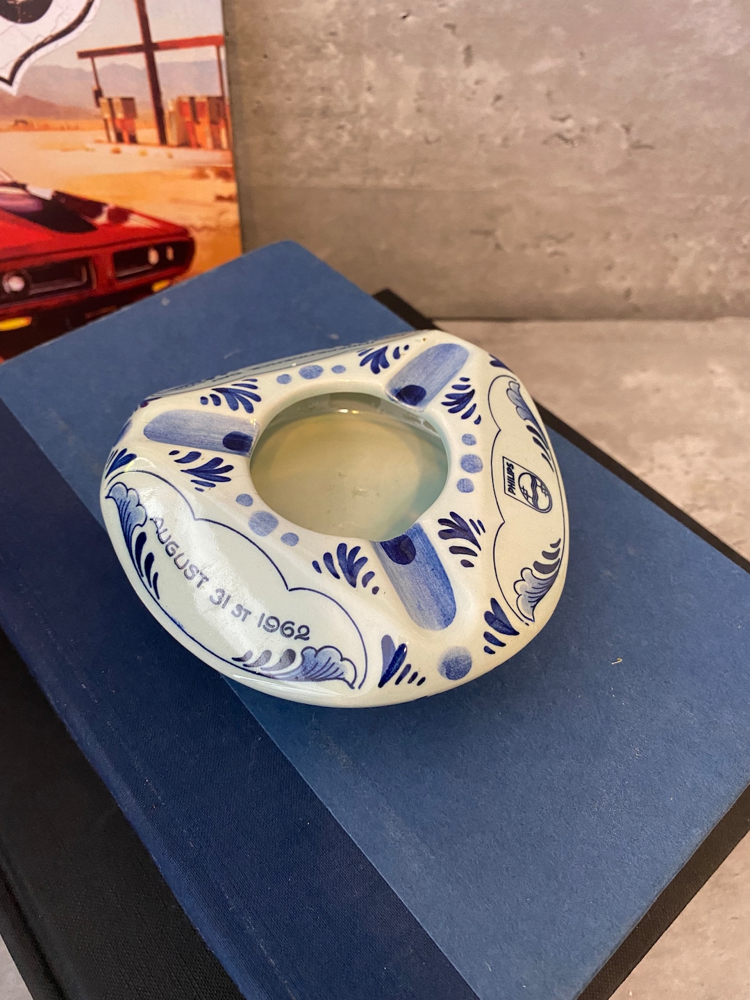 Vintage Delft Ashtray Holland Independence Day Celebration - Etsy