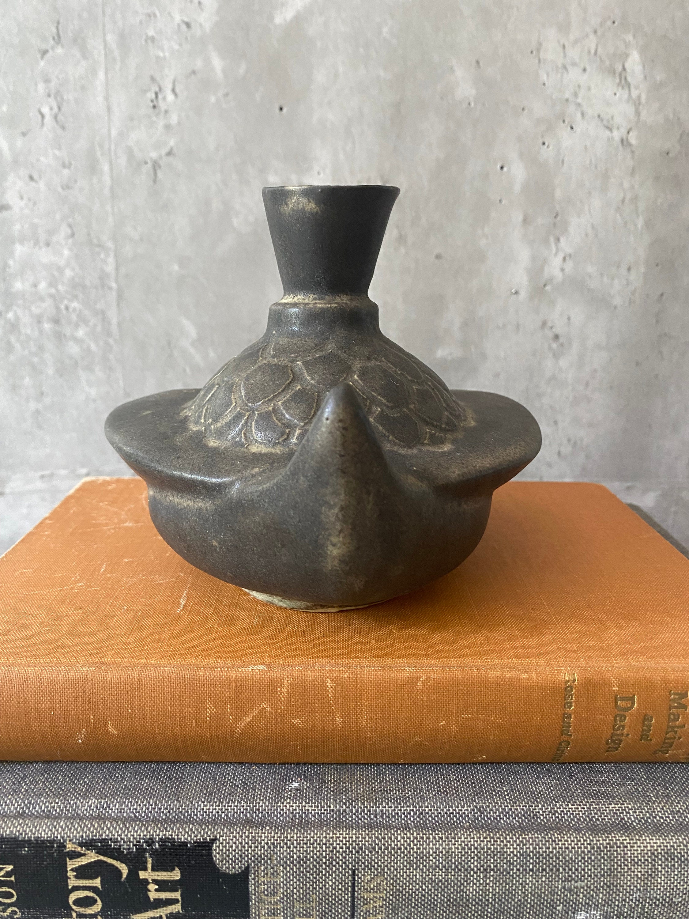 Vintage Duck Ceramic Vase North Eagle Pottery 1984 - Etsy