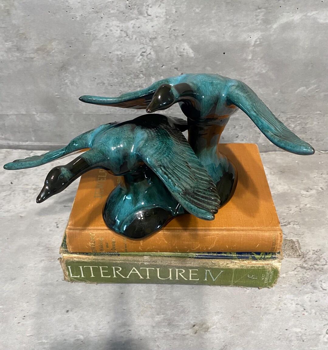 Vintage Blue Mountain Pottery Romar Flying Geese #751 "free Spirit"68 ...