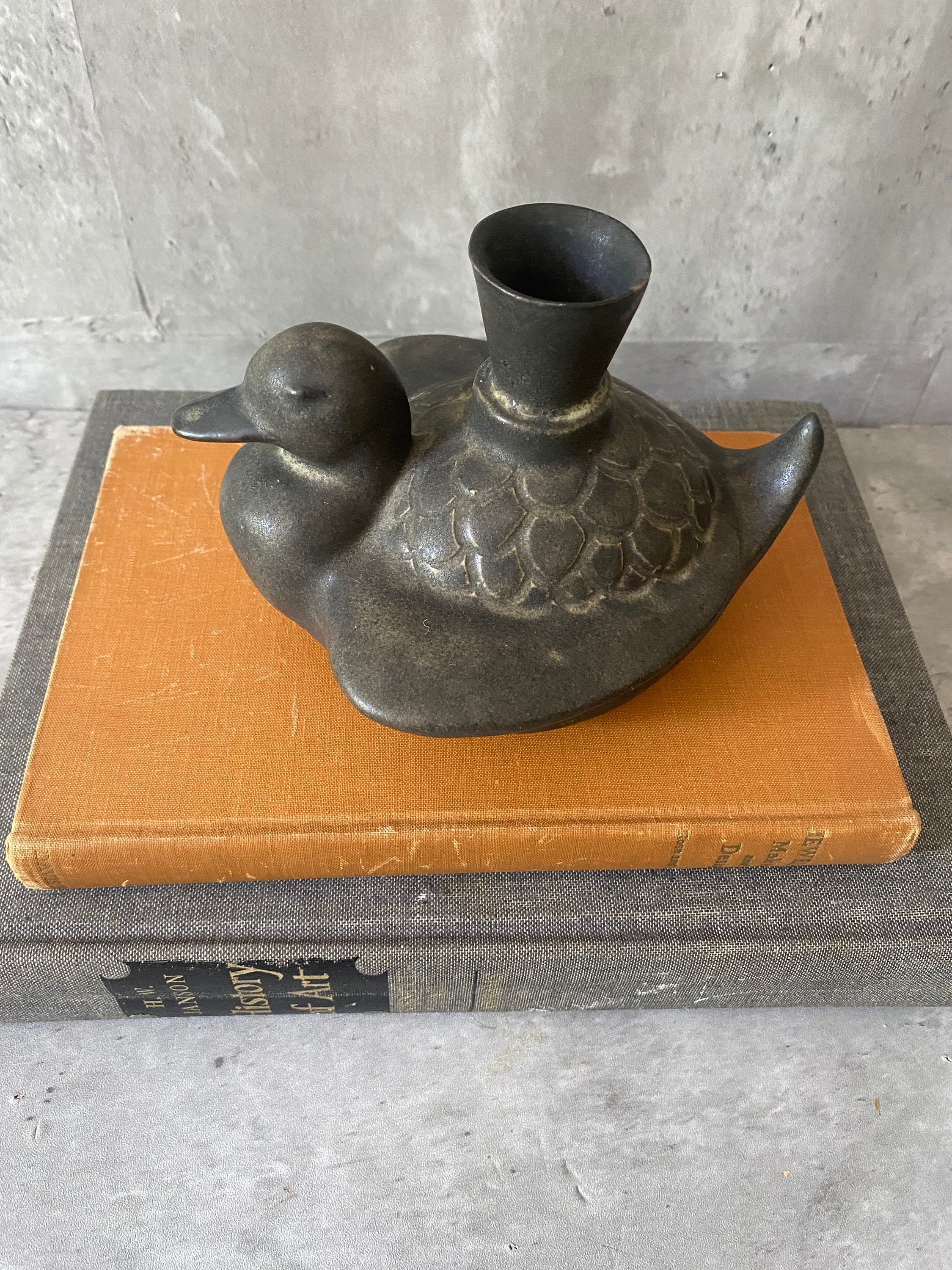 Vintage Duck Ceramic Vase North Eagle Pottery 1984 - Etsy