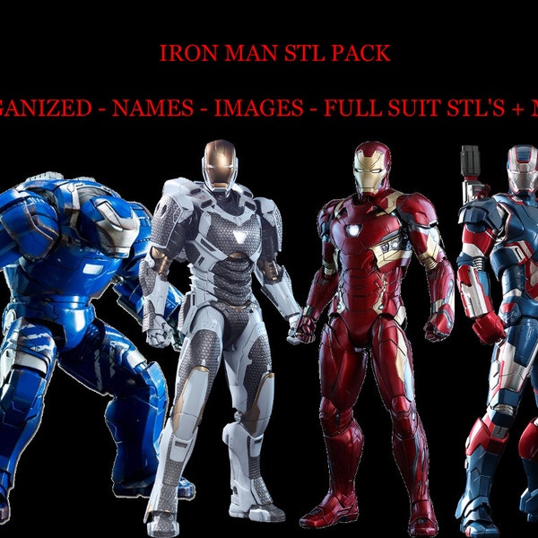 Iron Man Suit Stl - Etsy