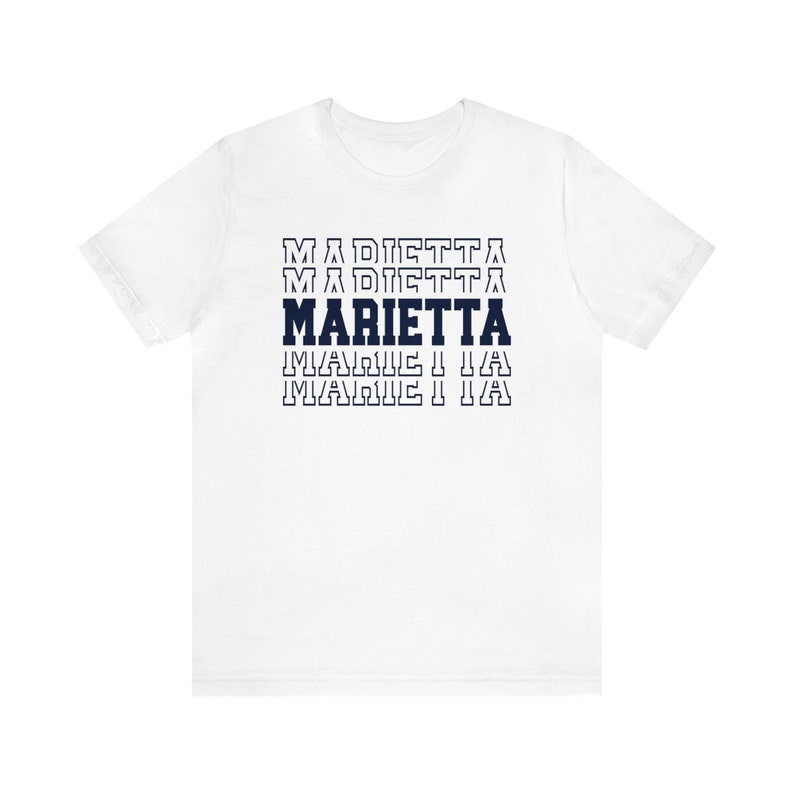 Marietta Stacked T-shirt Marietta High School Shirt Marietta Georgia ...