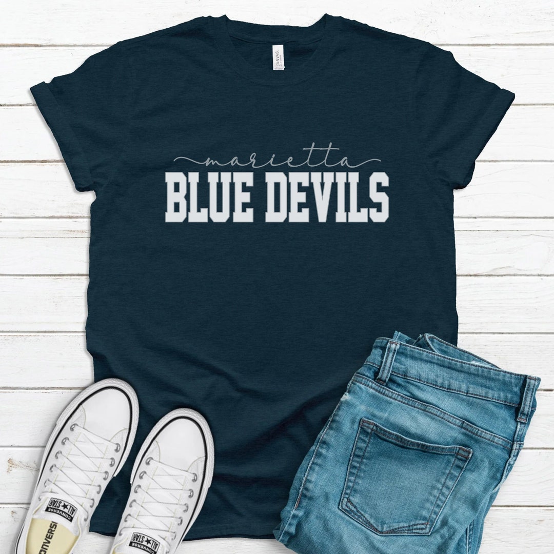 Marietta Blue Devils T-shirt | Marietta High School Shirt | Marietta ...