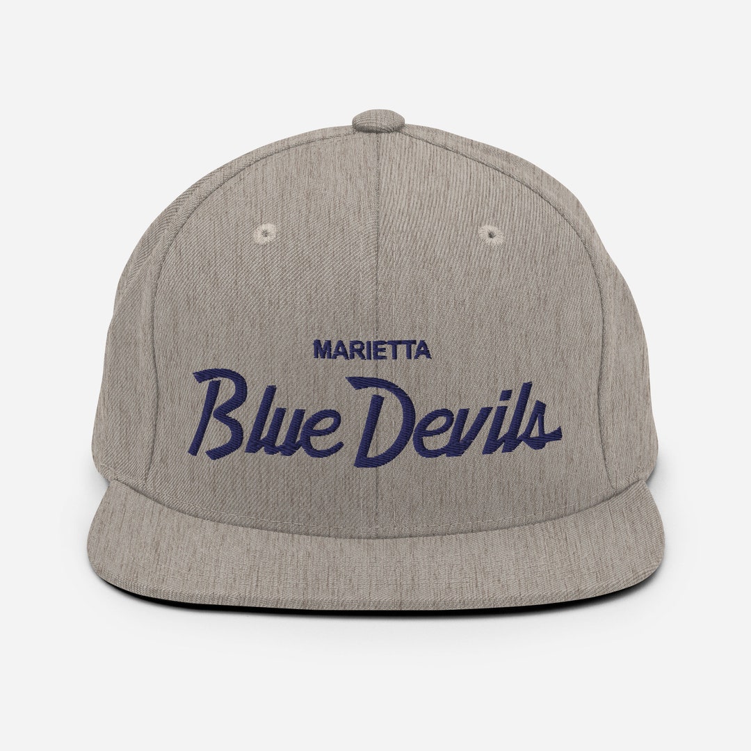 Marietta Blue Devils Snapback Hat | Marietta High School Hat | Marietta Georgia Snapback | MHS ...