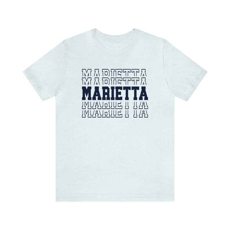 Marietta Stacked T-shirt Marietta High School Shirt Marietta Georgia ...