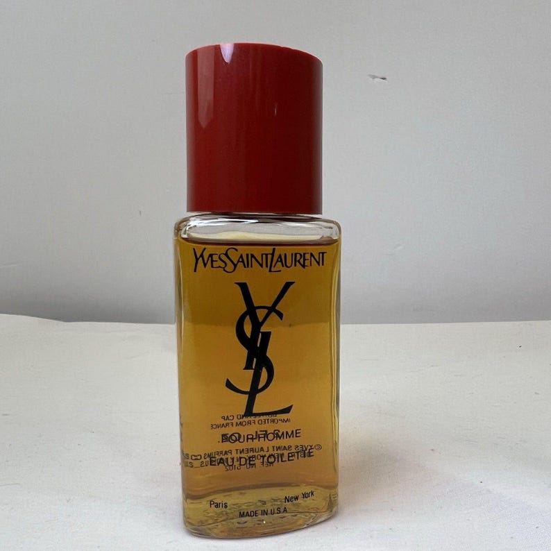 Vintage Yves Saint Laurent YSL Pour Homme 2oz Eau De Toilette Cologne ...