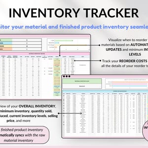 Small Business Bookkeeping Tracker Inventory Tracker Order Tracker ...