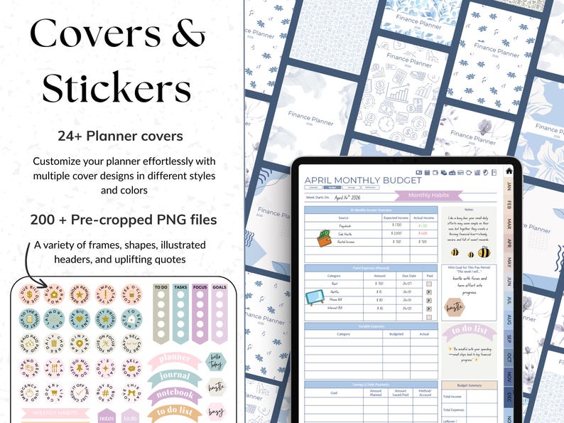 Weekly Budget Planner 2025 2026 Finance & Productivity Planner Monthly ...