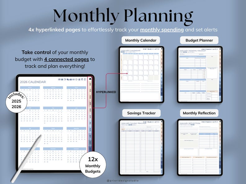 Bi Weekly Budget Planner 2025 2026 Finance & Productivity Planner ...