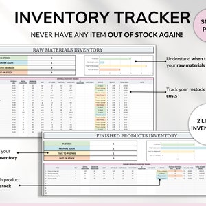 Small Business Bundle Bookkeeping Inventory Tracker Order Tracker ...