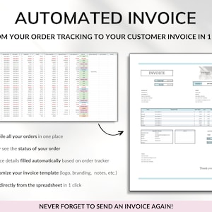 Small Business Spreadsheet Inventory Tracker Order Sales Tracker ...