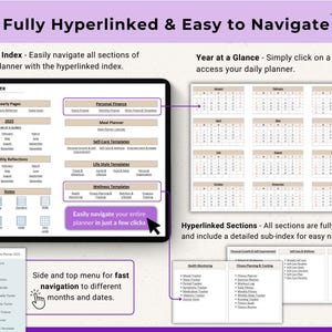Onenote Digital Planner for 2025 2026 Onenote Template Hyperlinked ...