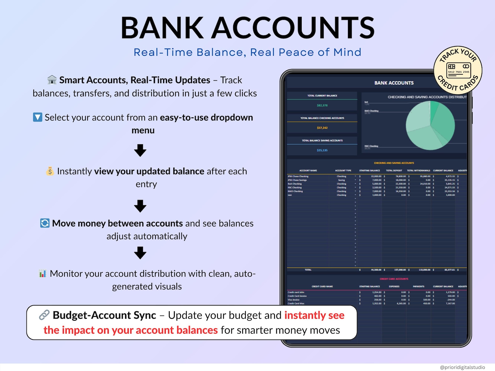 Family Annual Budget Dark Mode Monthly Budget Tracker Excel Spreadsheet ...