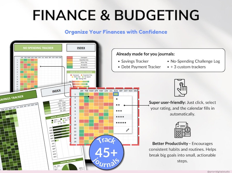 2025 Bullet Journal Google Sheet Yearly Pixel Tracker Digital Bujo ...