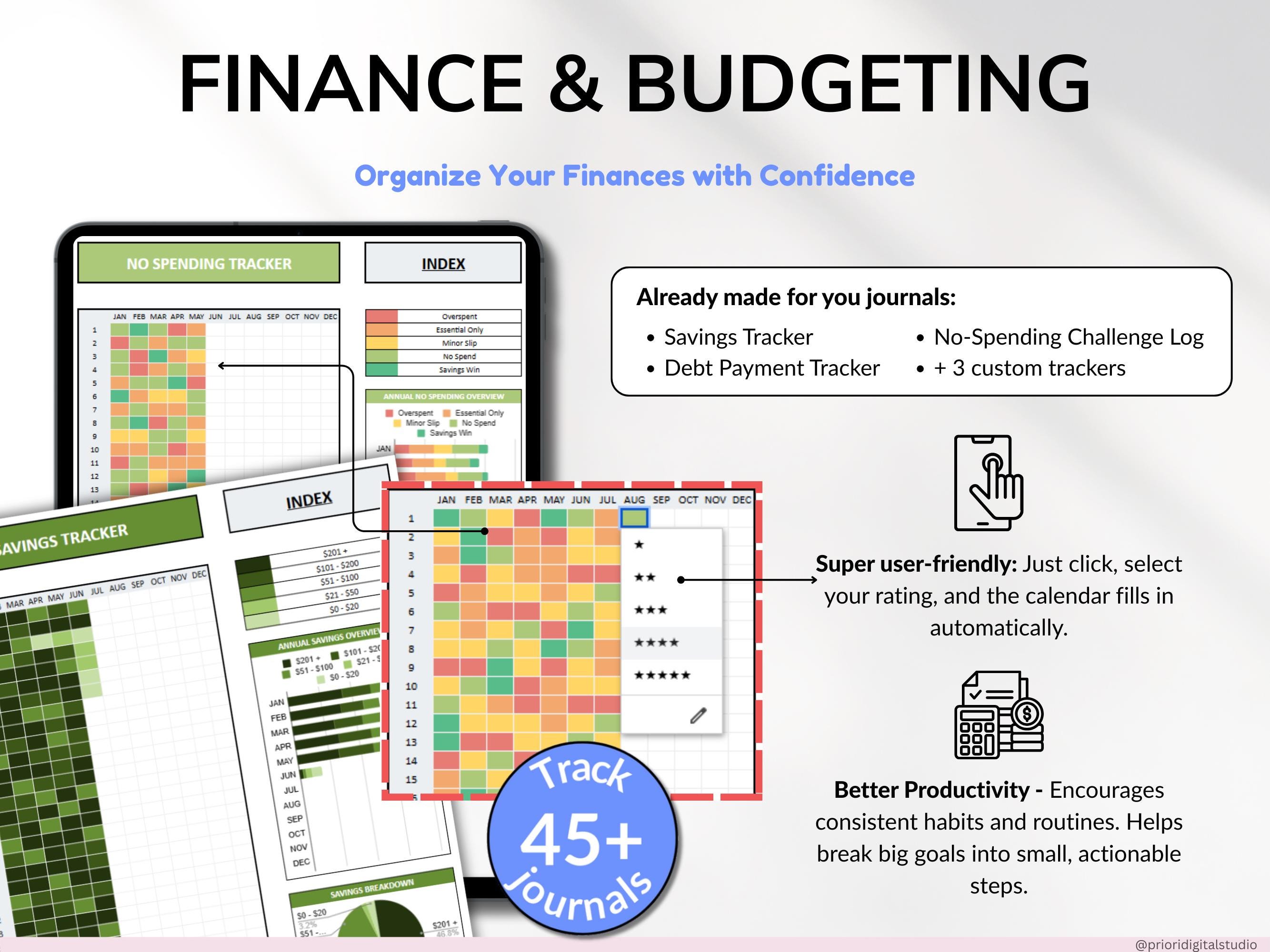2025 Bullet Journal Google Sheet Yearly Pixel Tracker Digital Bujo ...