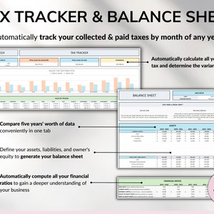 Small Business Bookkeeping Spreadsheet Income Expense Tracker Tax ...