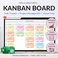 Productivity Booster Kanban Board for Projects, Work, Task Management ...