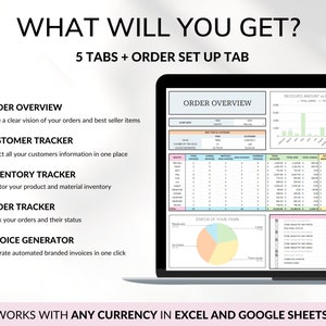 Small Business Tracker Spreadsheet Google Sheets Excel Inventory ...