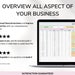 Small Business Tracker Spreadsheet Google Sheets Excel - Etsy