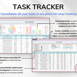 Project Management Tool for Small Business Project Planner Task Tracker ...