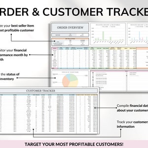 Small Business Spreadsheet Inventory Tracker Order Sales Tracker ...