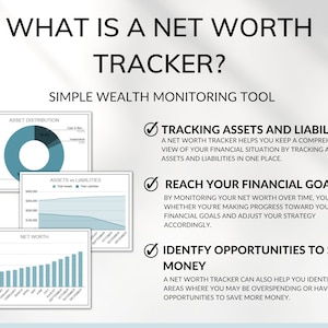 Net Worth Tracker Spreadsheet Google Sheet Excel Net Worth Calculator ...