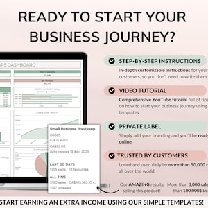 PLR Bookkeeping Spreadsheets Commercial Use PLR Google Sheets Bundle ...