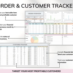 Small Business Tracker Spreadsheet Google Sheets Excel - Etsy Canada
