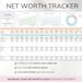 Net Worth Tracker Spreadsheet Template Google Sheets Excel Annual Net ...