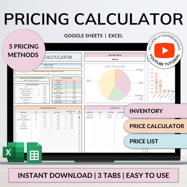 Business Price List Blue - Etsy
