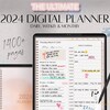 Ultimate 2024 Dark Mode Digital Planner for Goodnotes, Notability Daily ...