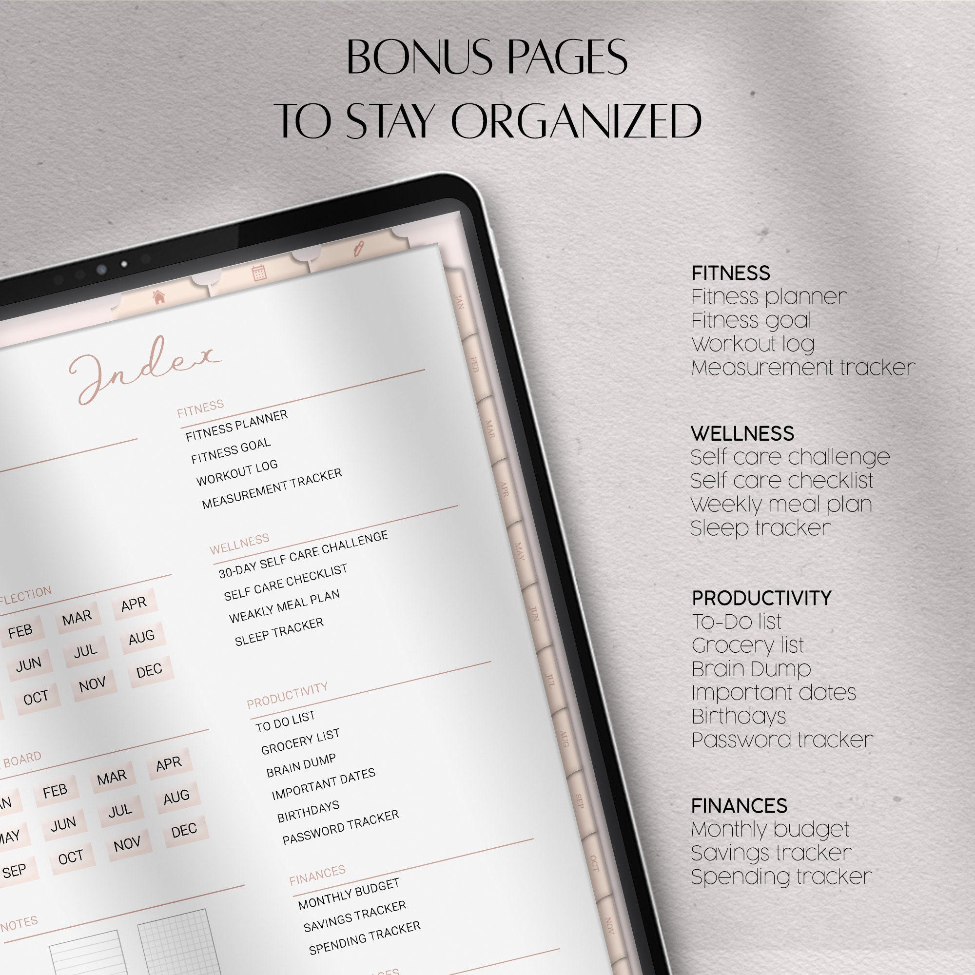 2024 Digital Planner Goodnotes 1400 Pages iPad Dated Planner Good Notes ...
